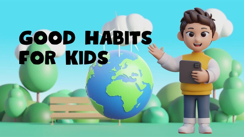 Good Habits for Kids Printable | Daily Routine, Behavior Chart ...