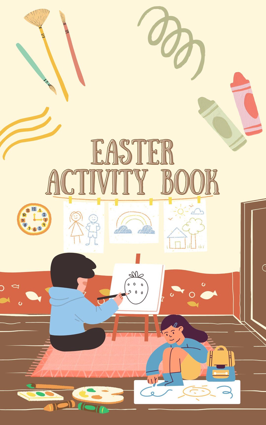 Easter Activity Book for Kids | Preschool Learning Games (digital ...