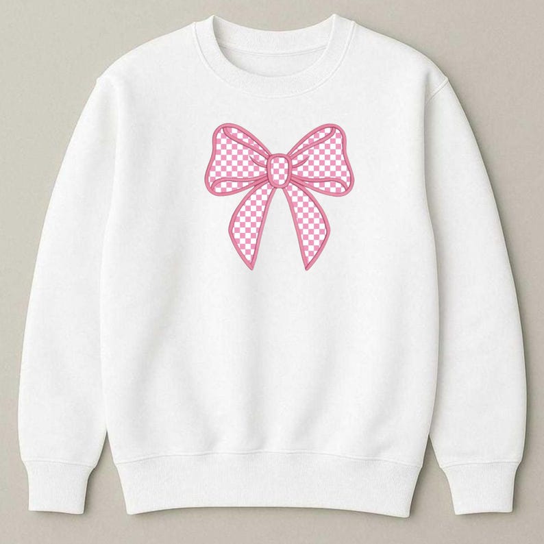 Bow Applique Embroidery Bundle, Girly Bow Machine Files, Outline Bows ...