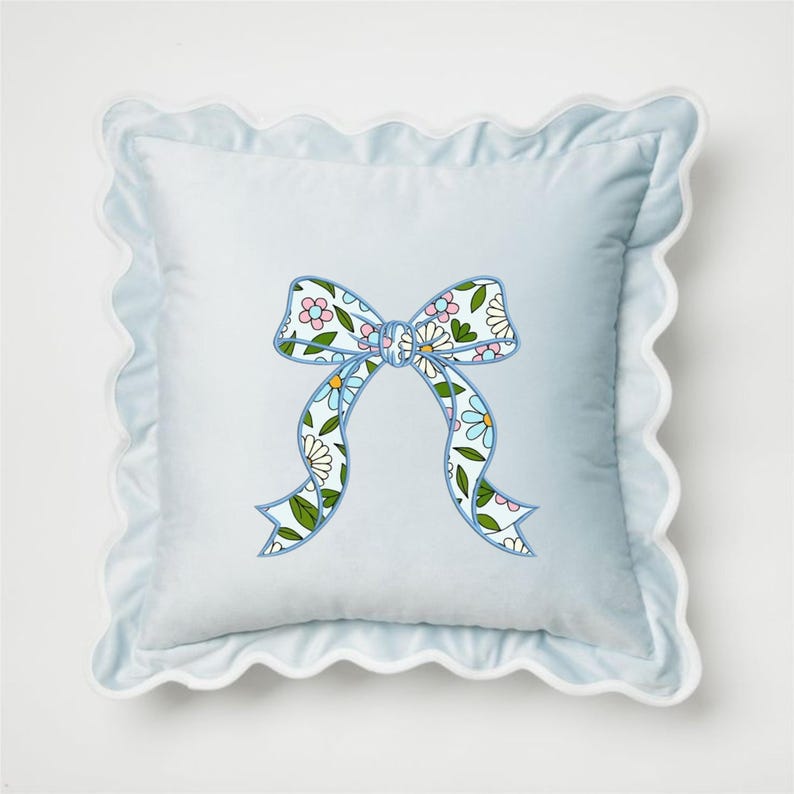 Bow Applique Embroidery Bundle, Girly Bow Machine Files, Outline Bows ...