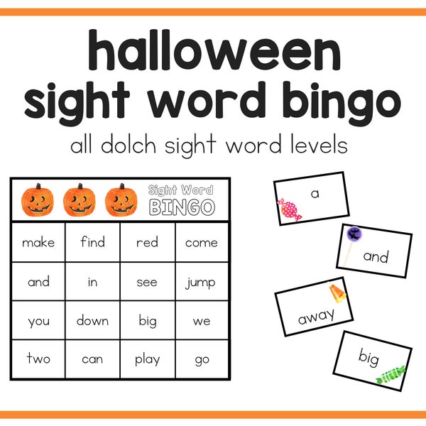 Halloween Bingo - Etsy