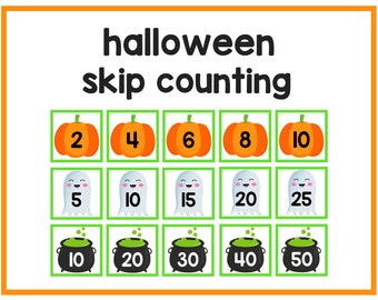 Halloween Counting Ten Frame Playdough Mats Printable Toddler - Etsy