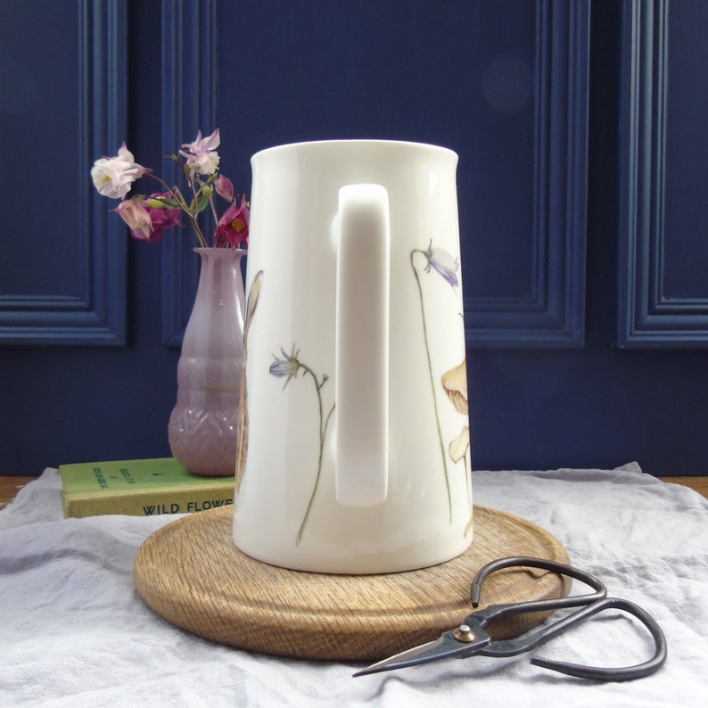 Brown Hare Jug - British Wildlife Jug - Northumbrian Moors Jug - Bone ...