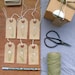Hand Painted Snowdrop Gift Tags - Hand Drawn Snowdrop Gift Labels ...