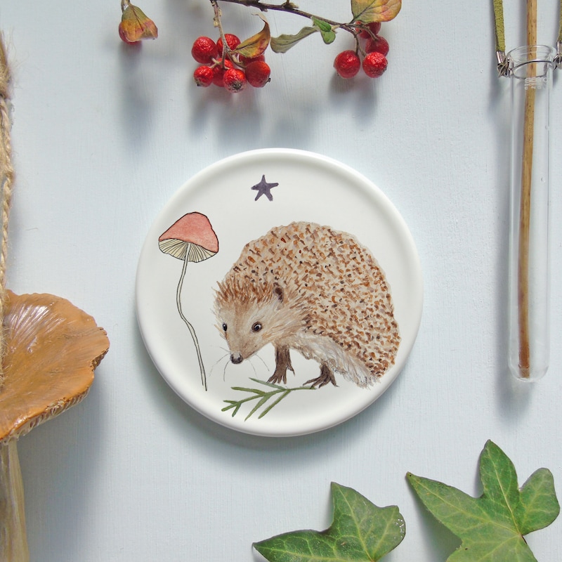 Hedgehog Plate - Etsy