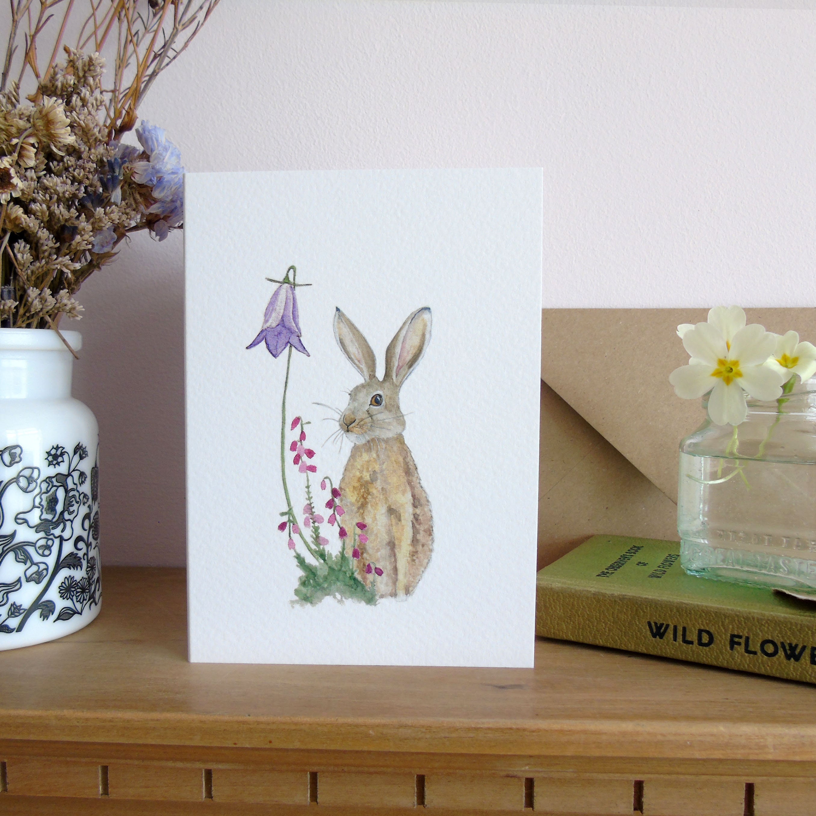 Brown Hare Jug - British Wildlife Jug - Northumbrian Moors Jug - Bone ...