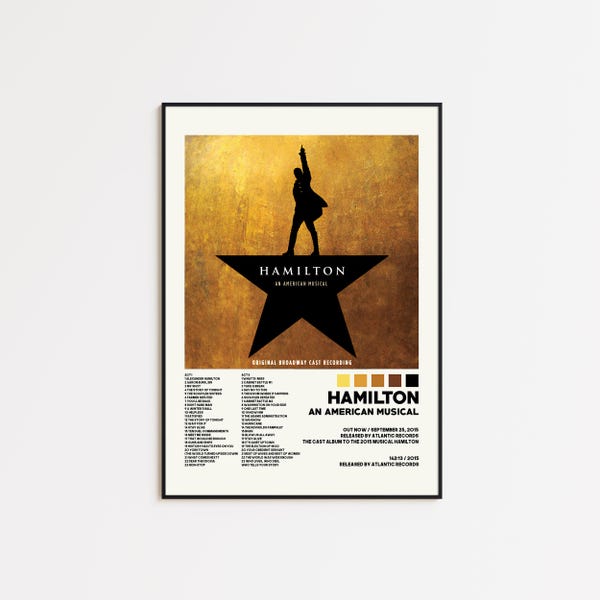 Hamilton Posters - Etsy