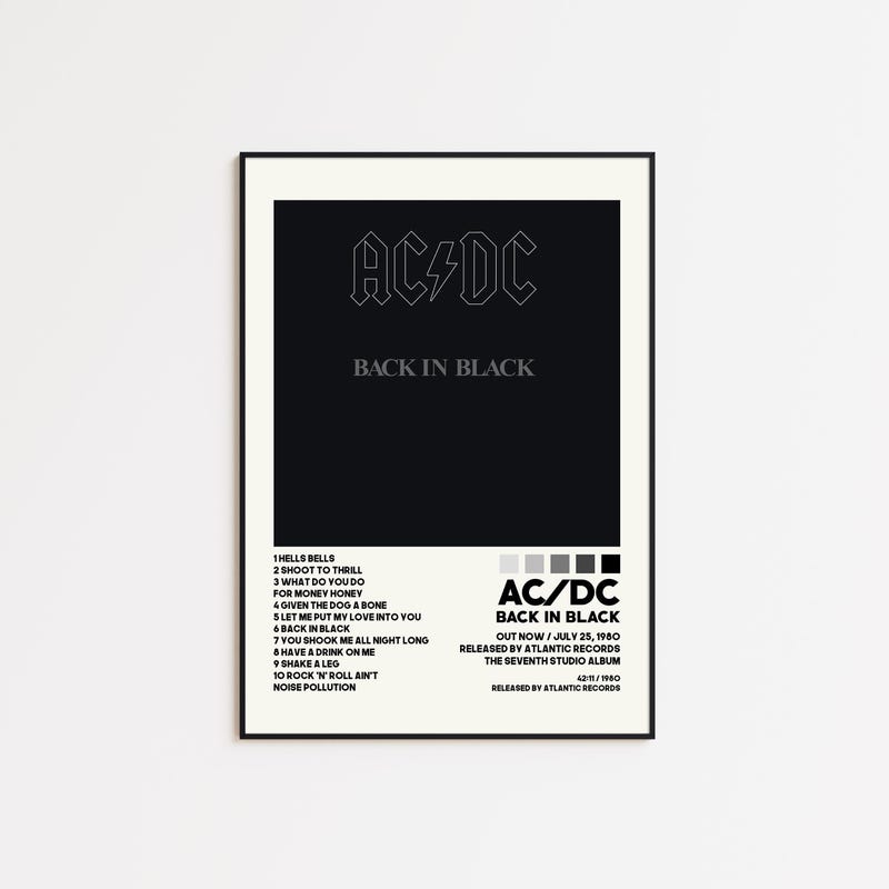 Album Back Cover - Etsy