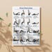 Knee Exercises Chart, Knee Friendly Exercises Poster, Printable ...