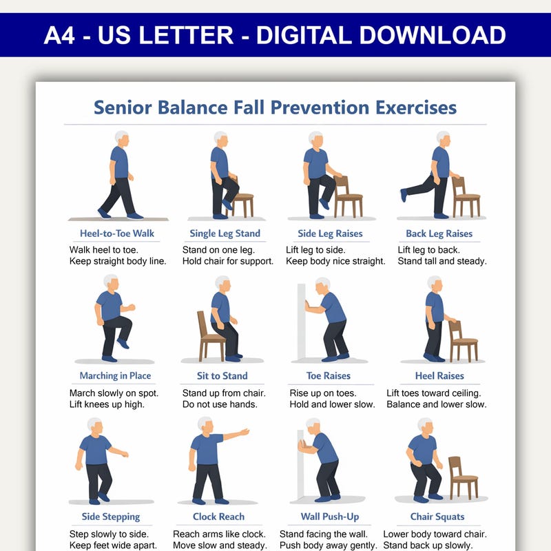 Fall Prevention Poster - Etsy