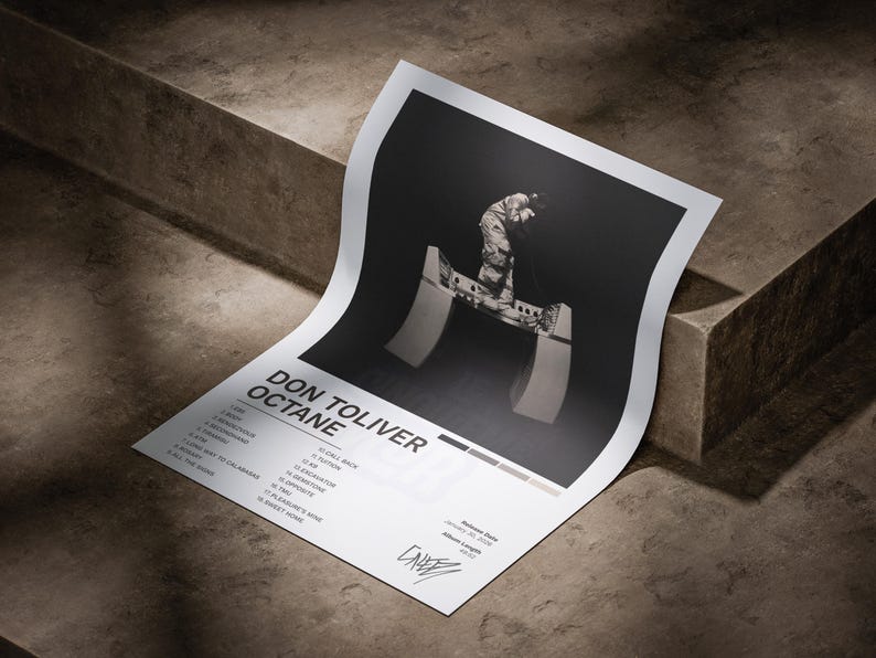 Album Poster Octane by Don Toliver, Rap Posters, Album Cover, Album ...