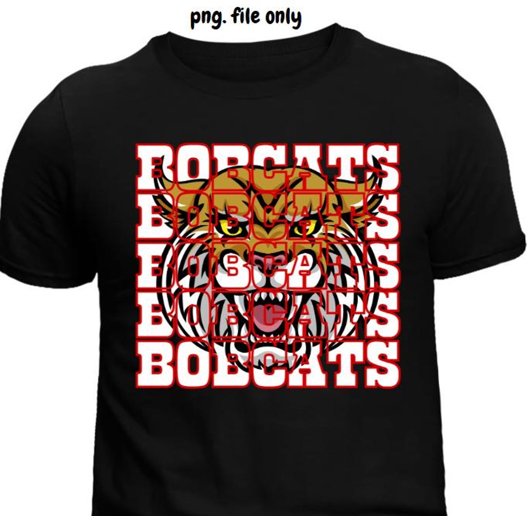 BOBCATS SCHOOL SPIRIT Png. - Etsy