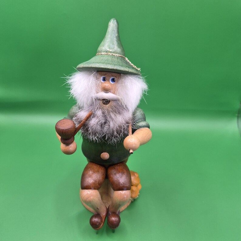 Vintage German Incense Smoker: Seated Man, Erzgebirge Handcraft - Etsy