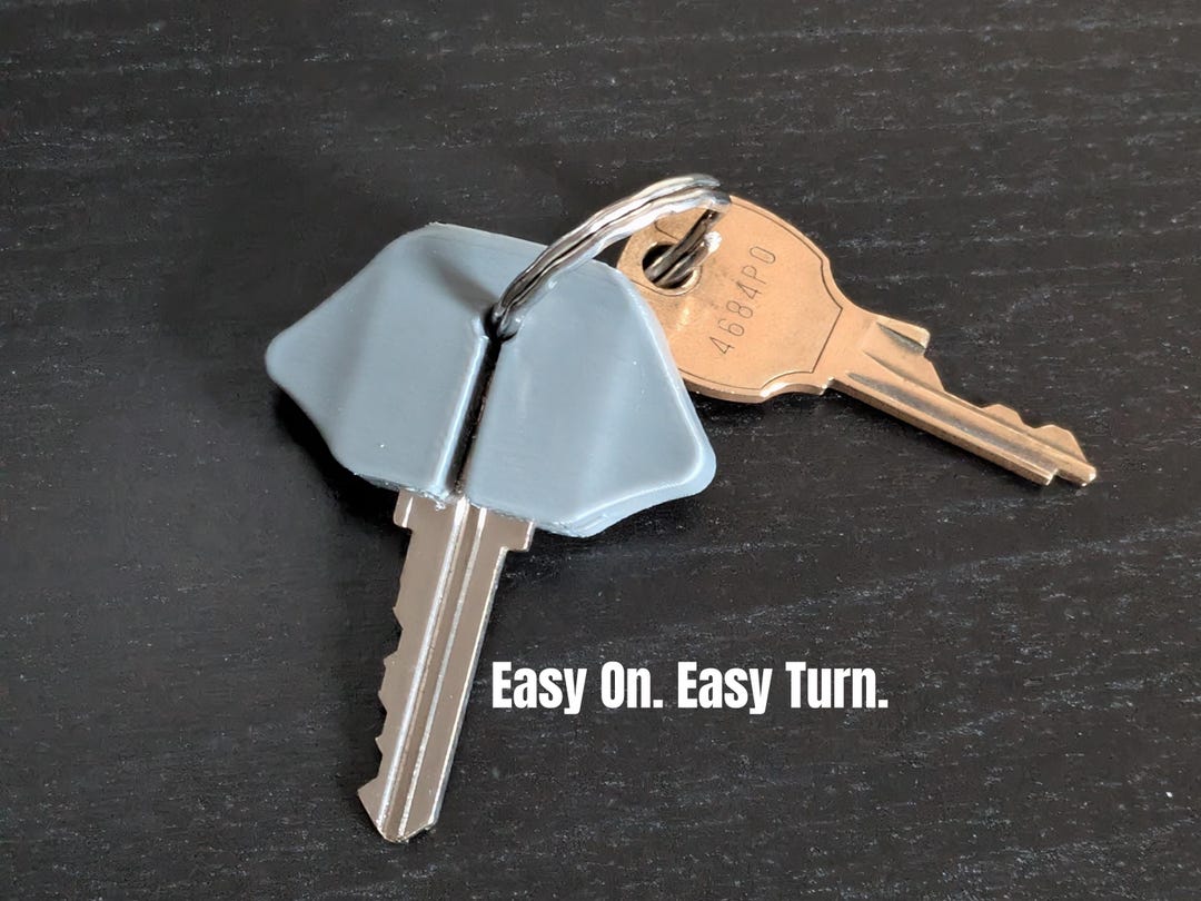 Key Turning Aid for Small Keys – Arthritis Helper Grip – Easy Slide-on ...