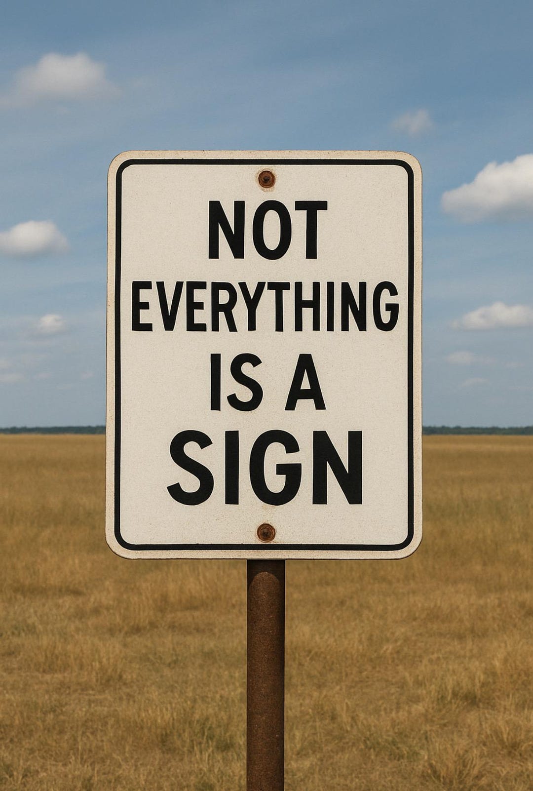 Not Everything is a Sign Printable, Funny Quote Wall Art, Minimal ...