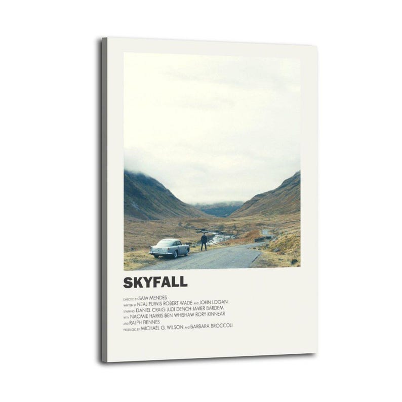 Movie Poster Room Aesthetic Skyfall Wall Art Picture Painting Poster ...