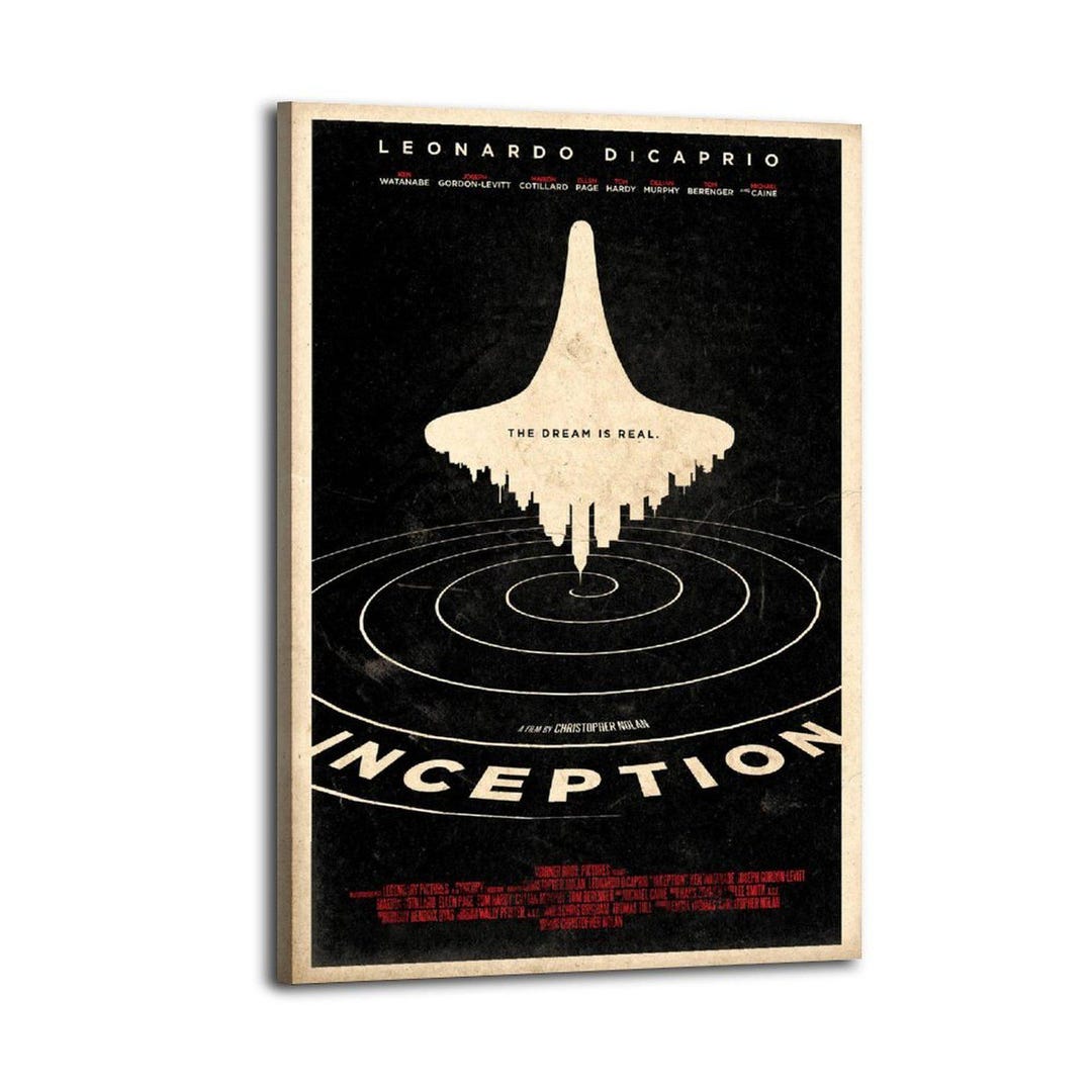 Movie Poster Inception 90s Room Aesthetics Wall Art Picture Painting ...