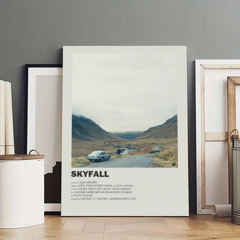 Movie Poster Room Aesthetic Skyfall Wall Art Picture Painting Poster ...