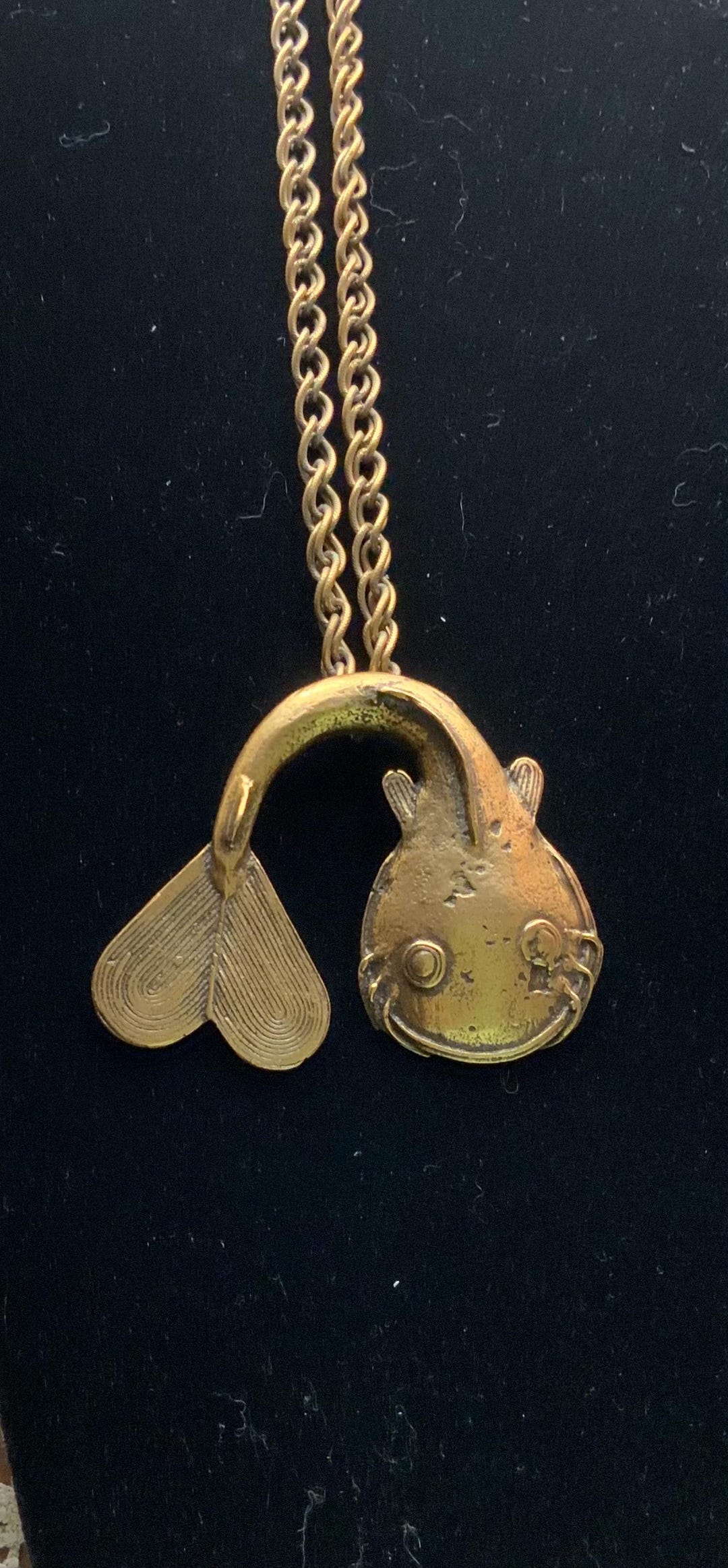 Alva Museum Replica Ashanti Catfish Heart Necklace - Etsy