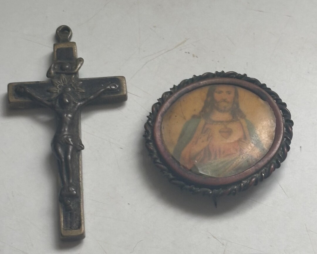 Very Old Cross and Pin 1800’s - Etsy