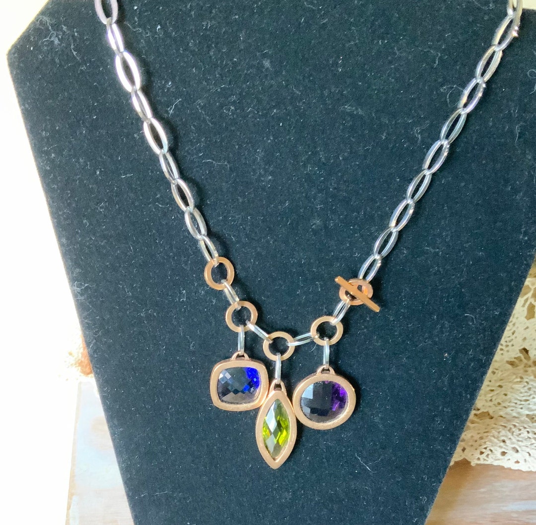 Colorful Rebecca Necklace Made in Italy - Etsy