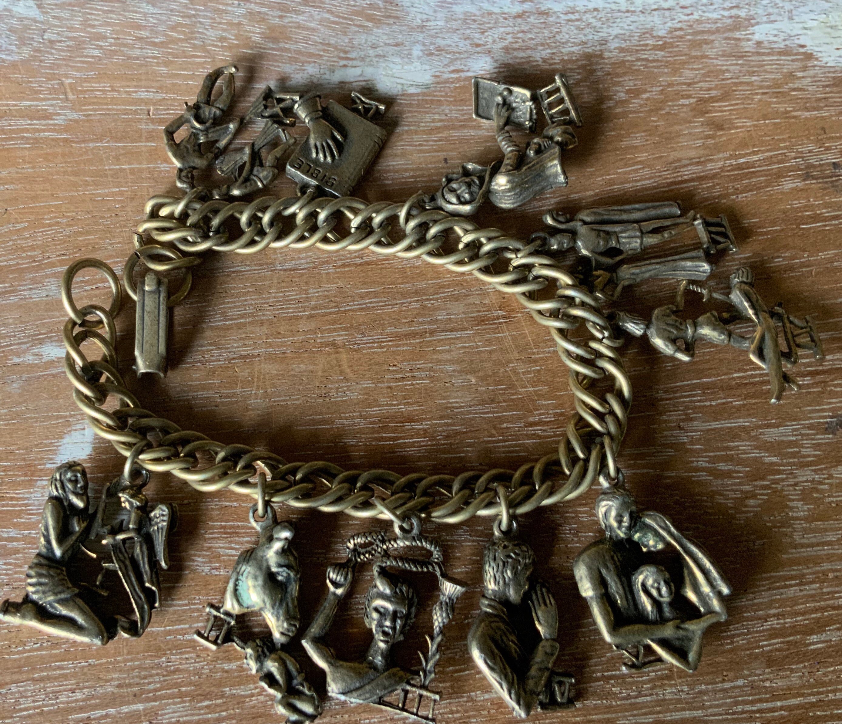 Ten commandments bracelet sterling silver store