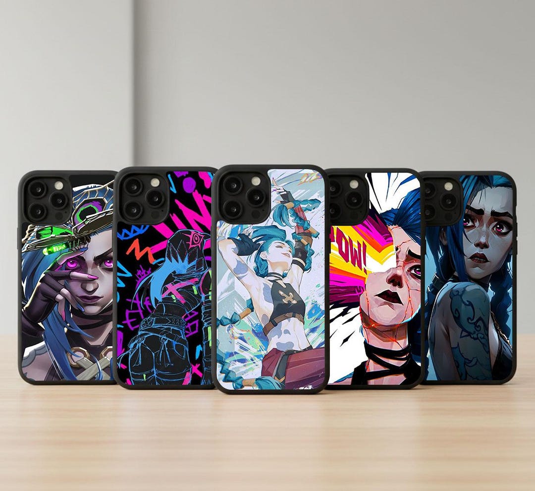 Inspired Rebel Girl Art Jinx' Phone Case, Rubber Silicone Cover iPhone ...