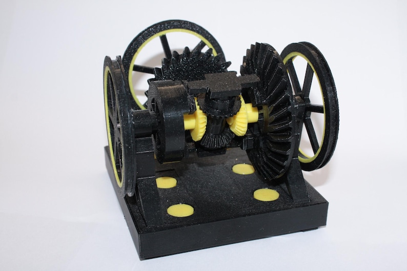 3D Printed Car Differential STEM Model – Educational Desk Toy - Etsy