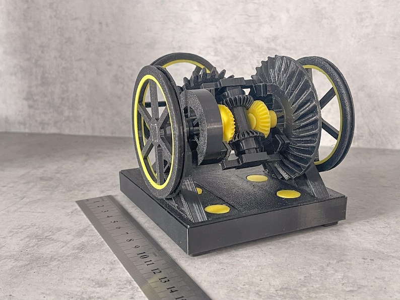3D Printed Car Differential STEM Model – Educational Desk Toy - Etsy