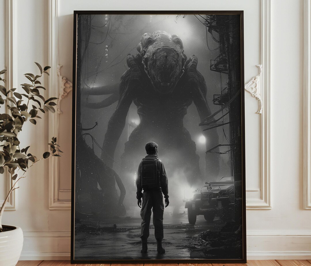 Cosmic Horror Monster Wall Art - Lovecraftian Sci-fi Creature Poster ...