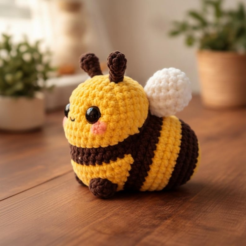 DIY Bee Crochet Pattern: Easy Nosew Amigurumi Pattern (PDF Download) - Etsy