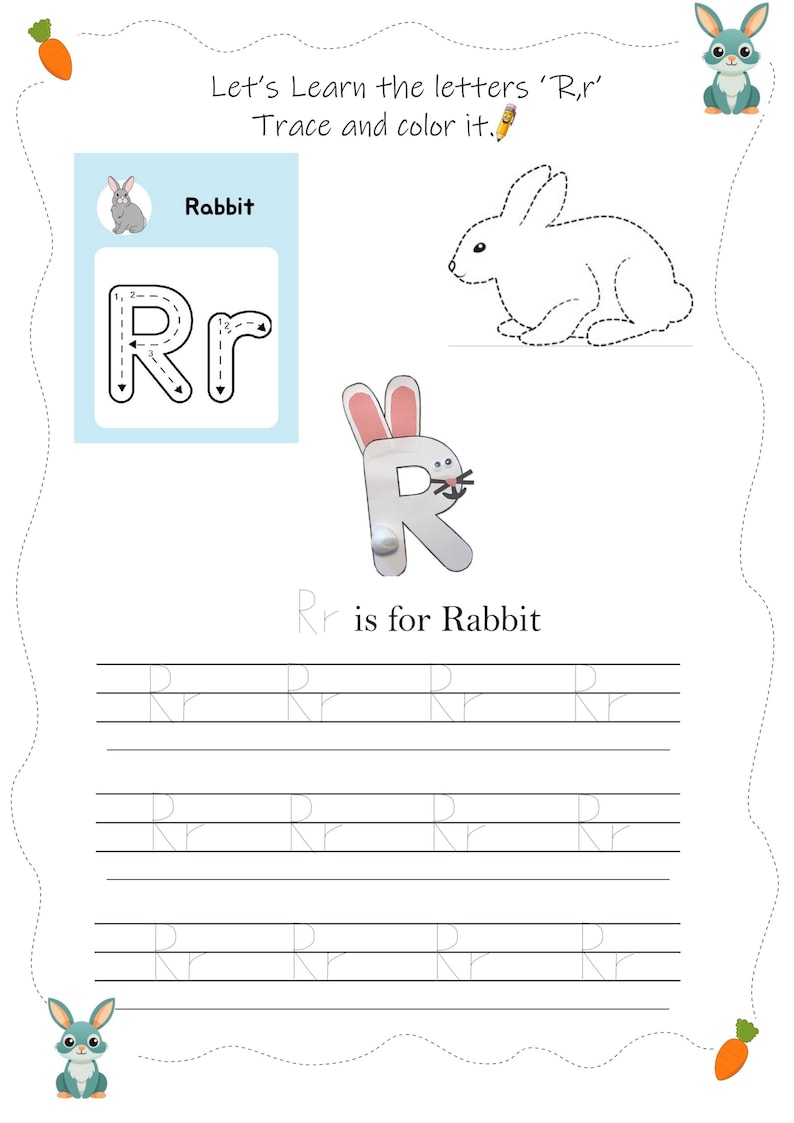 Printable Alphabet Tracing Worksheets – Upper & Lowercase Letters ...