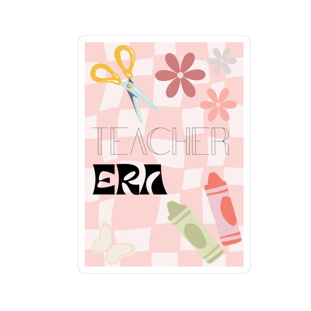 Teacher Era Sticker | Floral Classroom Decor - Etsy