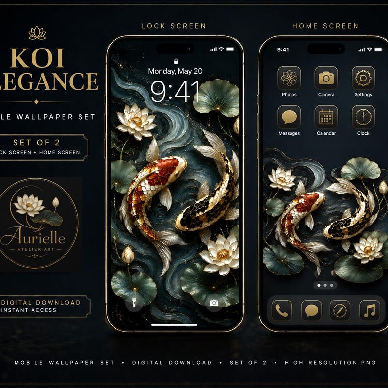 Wallpaper Gold Animals - Etsy UK
