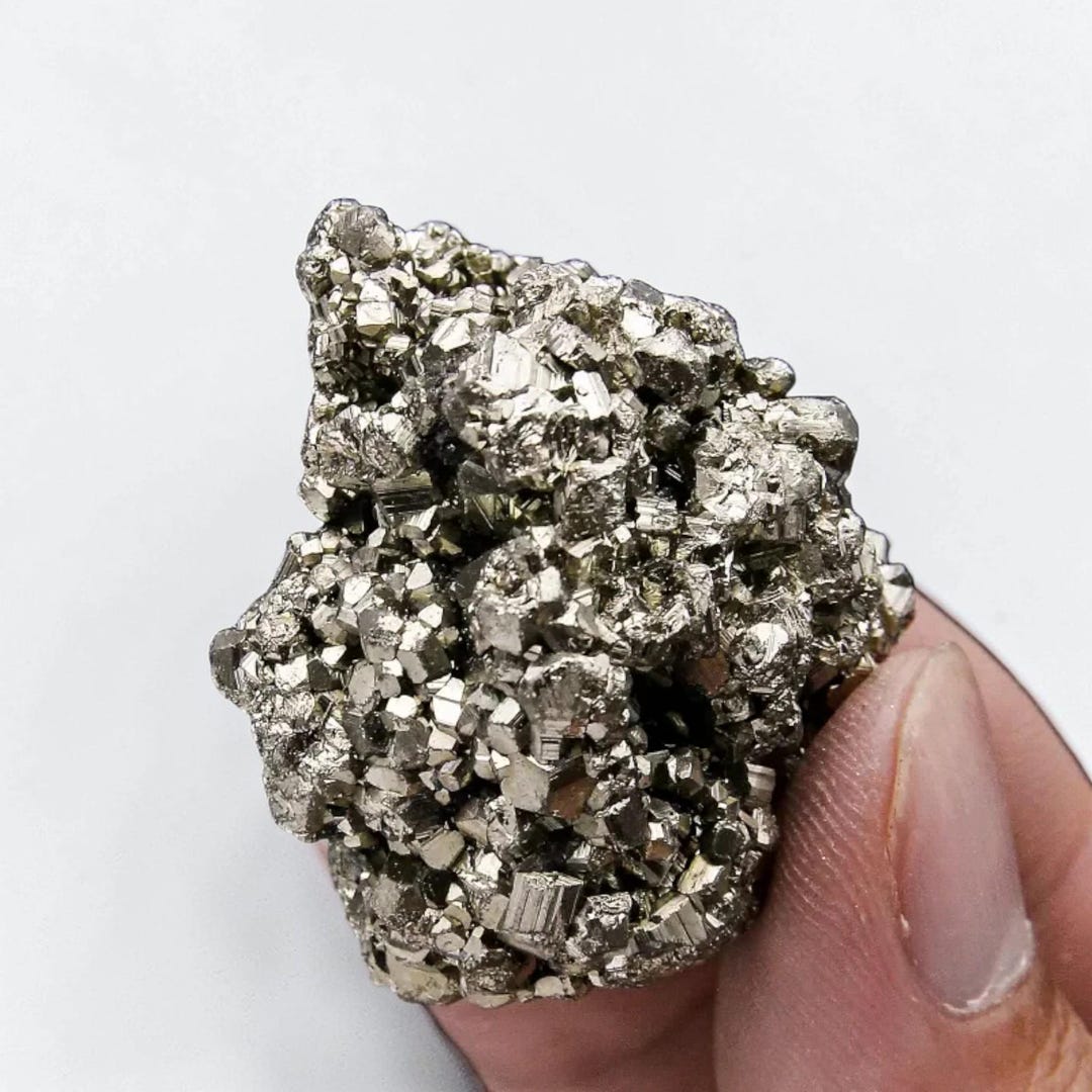 Natural Pyrite Stone Cluster 30-50mm | Raw Pyrite Mineral Specimen ...