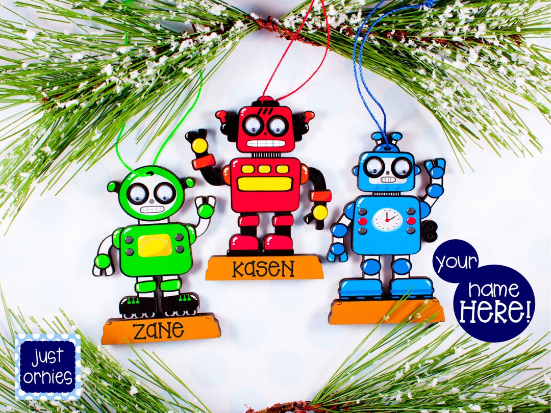 Robot Ornament // Robot Christmas Ornament // Robotics Ornament // Stem ...