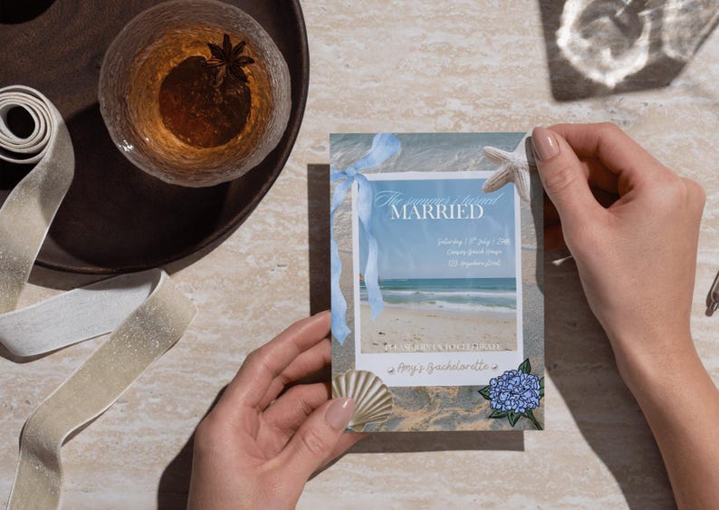 The Summer I Turned Married Invitation | Hen Party | Bachelorette ...