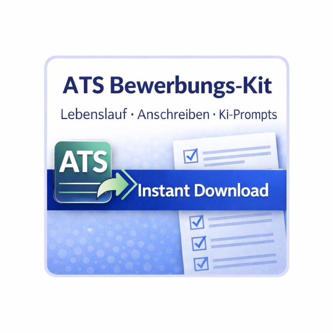ATS Application Kit 2026 | Resume Template + AI Prompts, Checklist ...