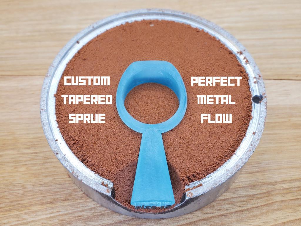 Wide Signet Ring Sand Cast Mold Set Jewelry Sand Cast Molds - Etsy