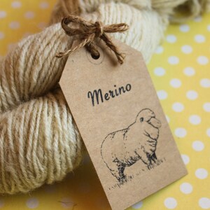 Printable Tags for Merino Wool-printable PDF - Etsy