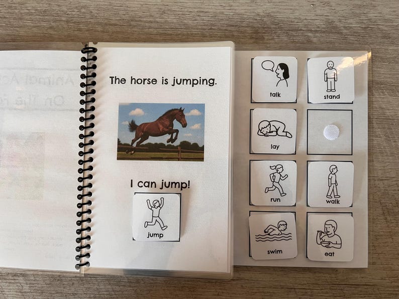 Farm Animal Actions Adapted Book: Verbs, EL, SPED, Speech (physical ...