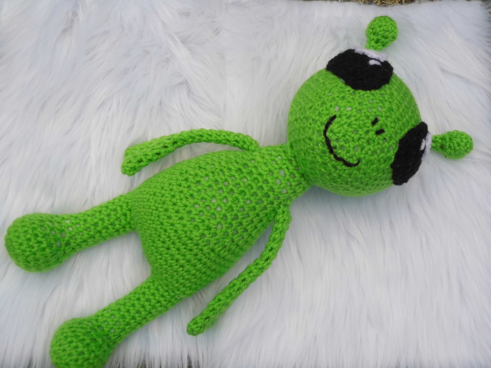 Alien stuffed crocheted figure crocheted alien stuffed | Etsy