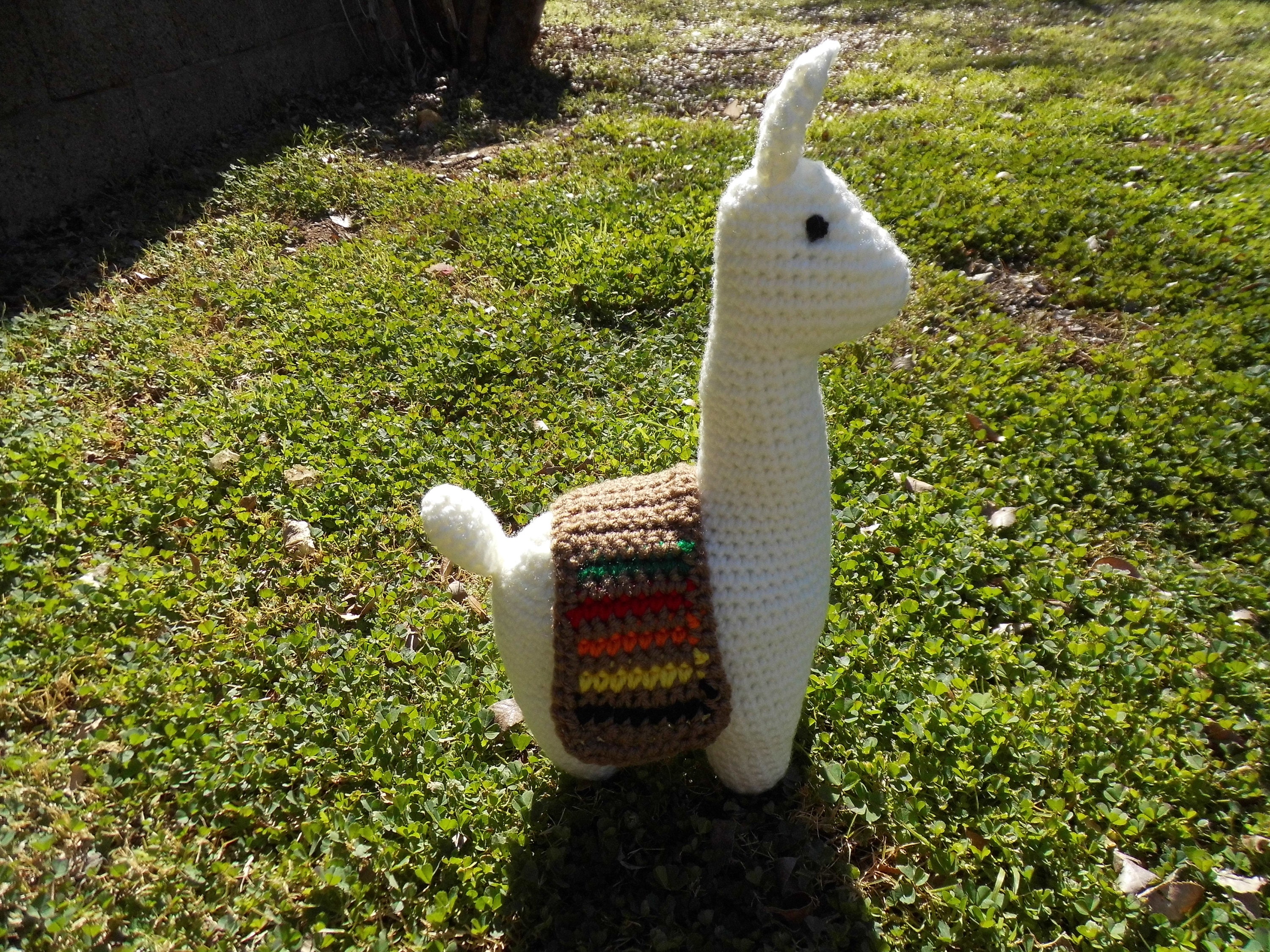 Crocheted Llama stuffed llama crocheted alpaca stuffed | Etsy