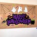 Painted Halloween Kraft Paper Banner - Hand Painted - Etsy