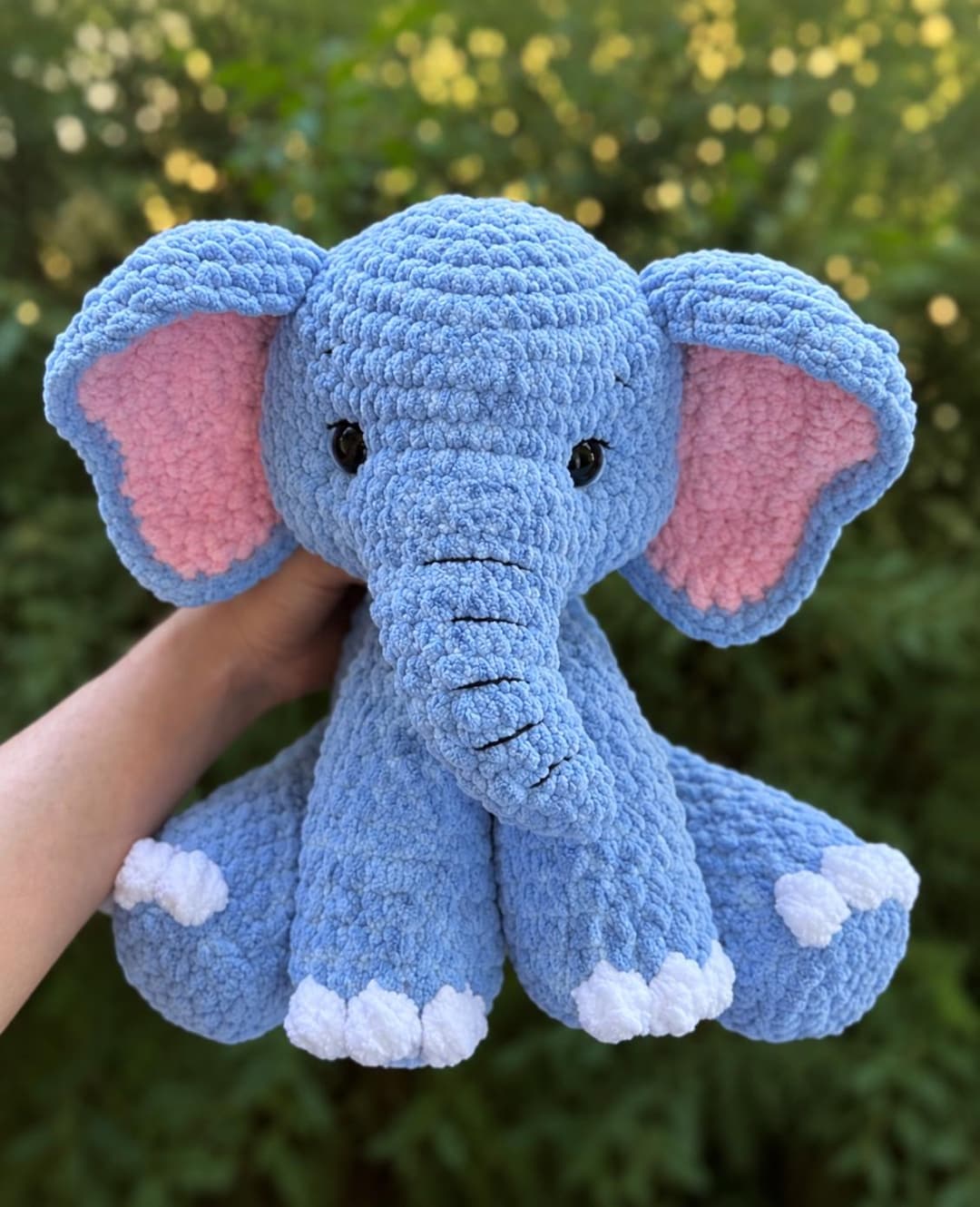 Elephant Crochet Pattern PDF | Amigurumi Plush Toy Tutorial (digital ...
