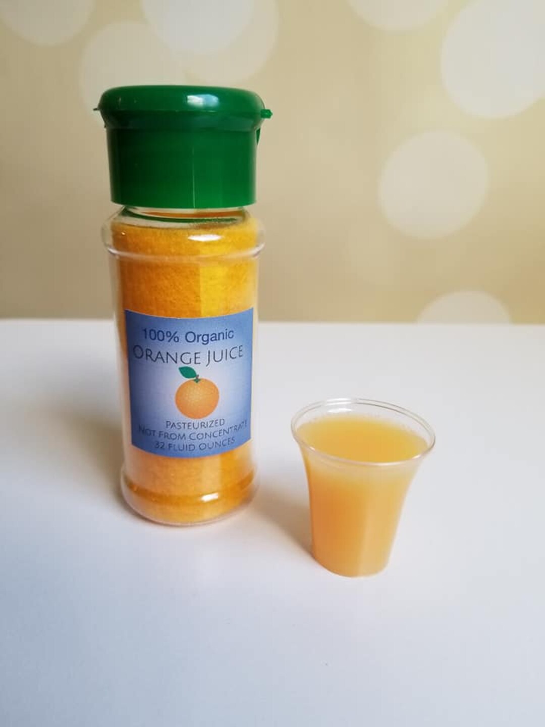 1:3 Scale Orange Juice for 18 Inch Doll, 14 Inch Doll, BJD Doll (ready ...