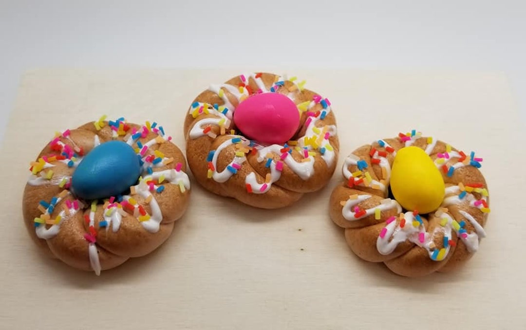 1:3 Scale Italian Easter Bread for 18 Inch Doll, 14 Inch Doll, BJD Doll ...