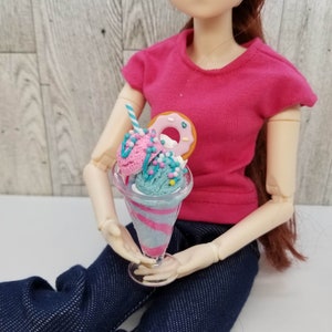 1:3 Scale Ice Cream Shop Sundaes for 18 Inch Doll, 14 Inch Doll, BJD ...