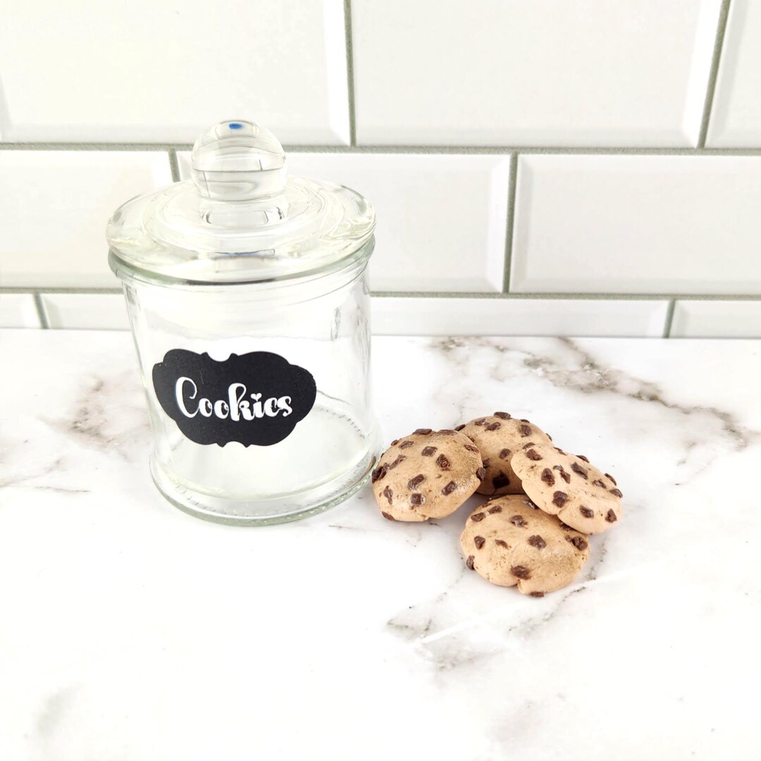 1:3 Scale Mini Cookie Jar With Chocolate Chip Cookies for 14-18 Inch ...