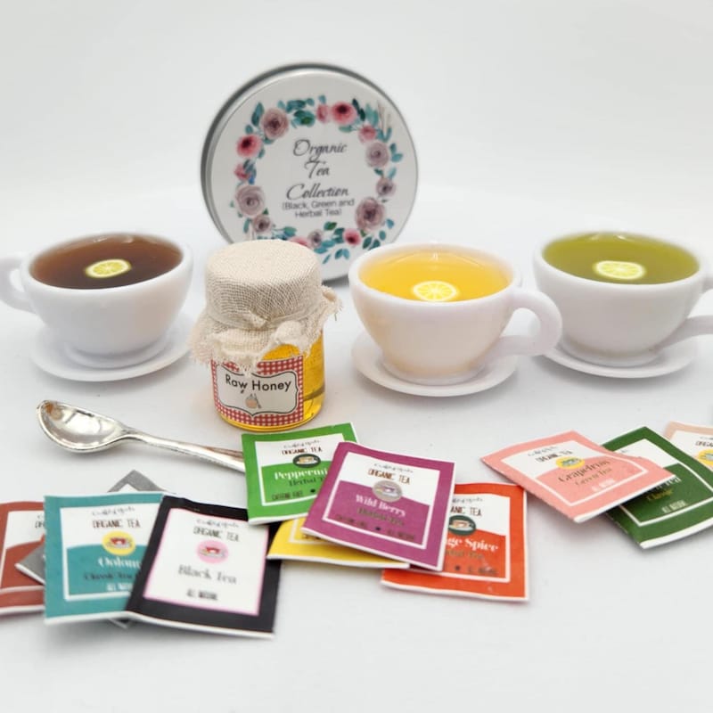 Tea Set for 18 Doll - Etsy